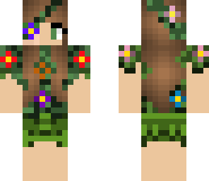 Forest Girl | Minecraft Skin
