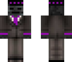wither skeleton in a suit | Minecraft Skins