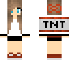 TNT Girl | Minecraft Skin