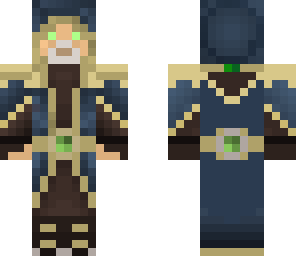 blue robed wizard | Minecraft Skin