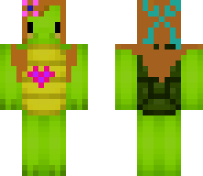 Cute Turtle Girl | Minecraft Skins