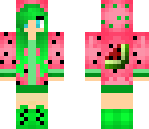 Melons Melons Melons Melons Girl | Minecraft Skin