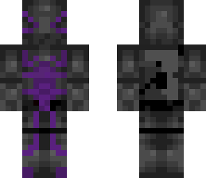Purple Agent Venom | Minecraft Skin