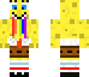 Derp SpongeBob Squarepants | Minecraft Skin