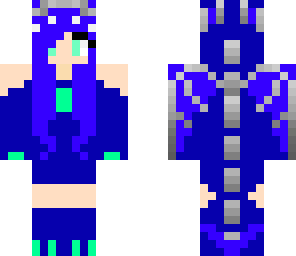 Tsunami the SeaWing Princess | Minecraft Skin