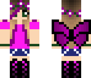 brunette fairy | Minecraft Skins