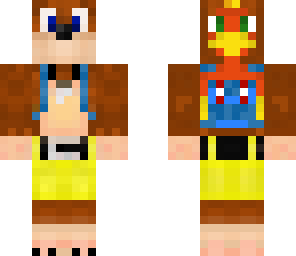 banjokazooie banjo n64 | Minecraft Skins