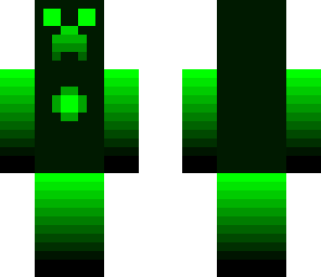 Green Neon Creeper | Minecraft Skin