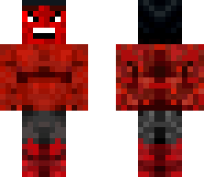 red hulk | Minecraft Skin