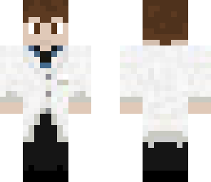 Popbox lab coat | Minecraft Skin