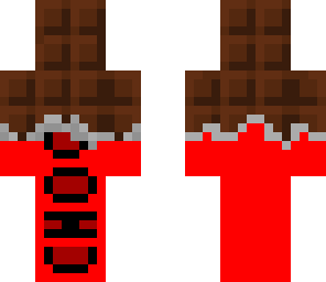 Red Wrapper Chocolate Bar | Minecraft Skin