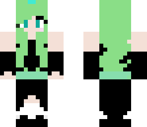 Meloetta Long Hair version | Minecraft Skin