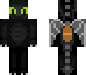 night fury | Minecraft Skin