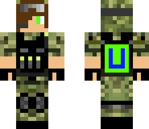 Utopian army soldier amilcar's skin | Minecraft Skin