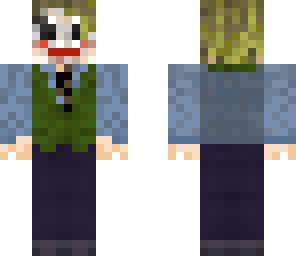 Joker heath ledger | Minecraft Skin