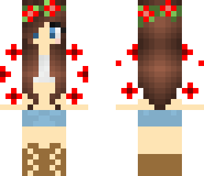 REALLY CUTE SPRING GIRL | Minecraft Skin