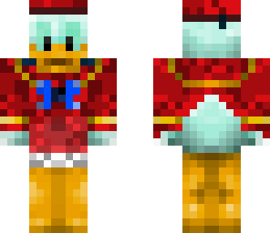 RED donald duck | Minecraft Skin