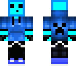 Niebieski Slime | Minecraft Skin