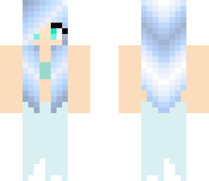 Blue hair Mermaid | Minecraft Skin