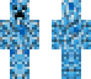 Blue Creeper | Minecraft Skin