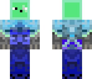 cyborg slime | Minecraft Skin