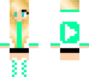 Edit of youtuber mint girl | Minecraft Skin