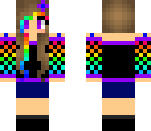 Neon Girl | Minecraft Skin