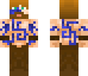 Young Painted Celtic warrior | Minecraft Skin