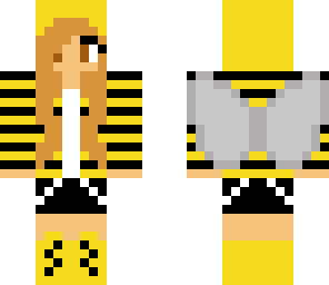 cute bee girl | Minecraft Skin