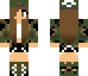 soldier girl | Minecraft Skin