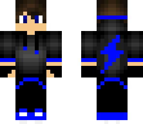 Blue Lightning | Minecraft Skin
