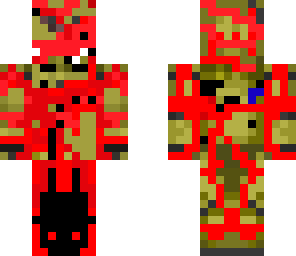 bloody spring trap | Minecraft Skin