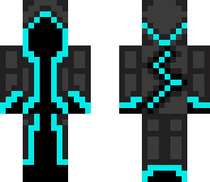 neon blue ninja copy | Minecraft Skin