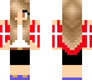 Happy birthday danish girl | Minecraft Skin
