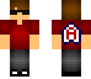 University of Arizona Guy with Shades | Minecraft Skin