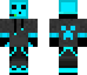 Blue slime gamer | Minecraft Skin