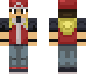 Pokemon Trainer Red | Minecraft Skin