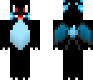 Mega Charizard X | Minecraft Skin