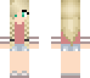Girl with braids | Minecraft Skin