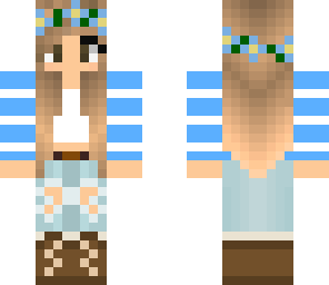 Ripped Jeans Girl | Minecraft Skin