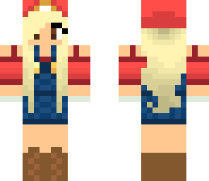 Mario girl | Minecraft Skin