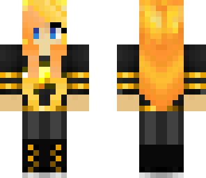 Gold Solace Girl | Minecraft Skin