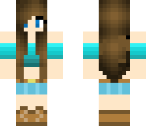 Beach Girl | Minecraft Skin