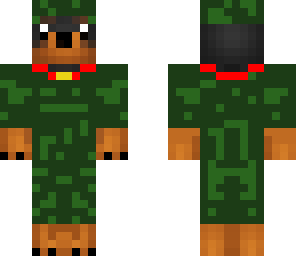 Army Dog | Minecraft Skins