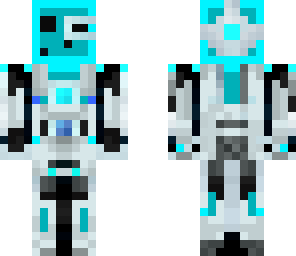 Cyborg Slime | Minecraft Skin