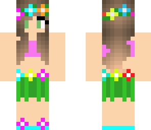 Hula Girl | Minecraft Skin