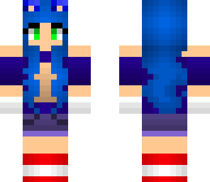 sonic girl | Minecraft Skin