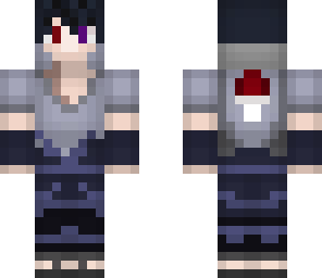 Derp Sasuke 2 Look on neck and head | Minecraft Skin
