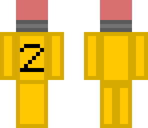 FIXED Pencil Man | Minecraft Skin