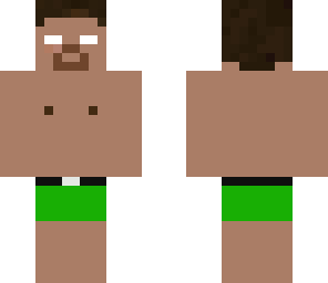 Herobrine with Green Boxers | Minecraft Skin